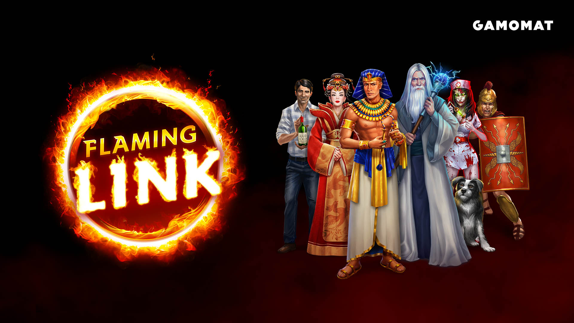 GAMOMAT launches its new Flaming Link series with Ramses Book Flaming ...